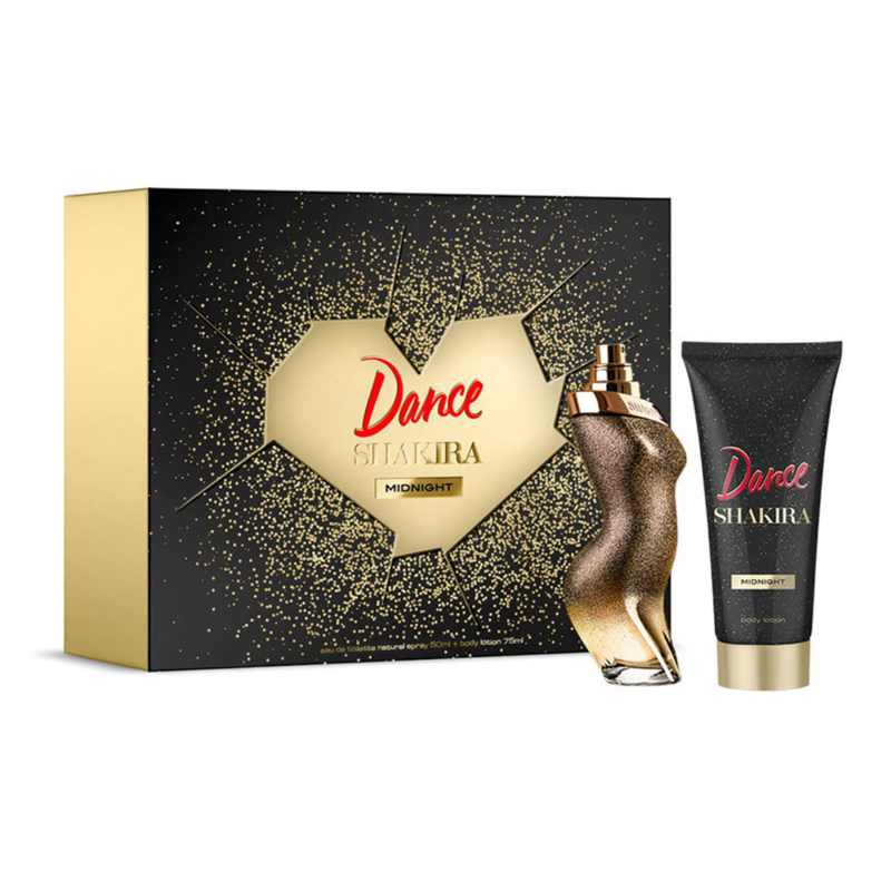 Set Perfume Shakira Dance Midnight EDT 50 ml + Body Lotion 75 ml ...