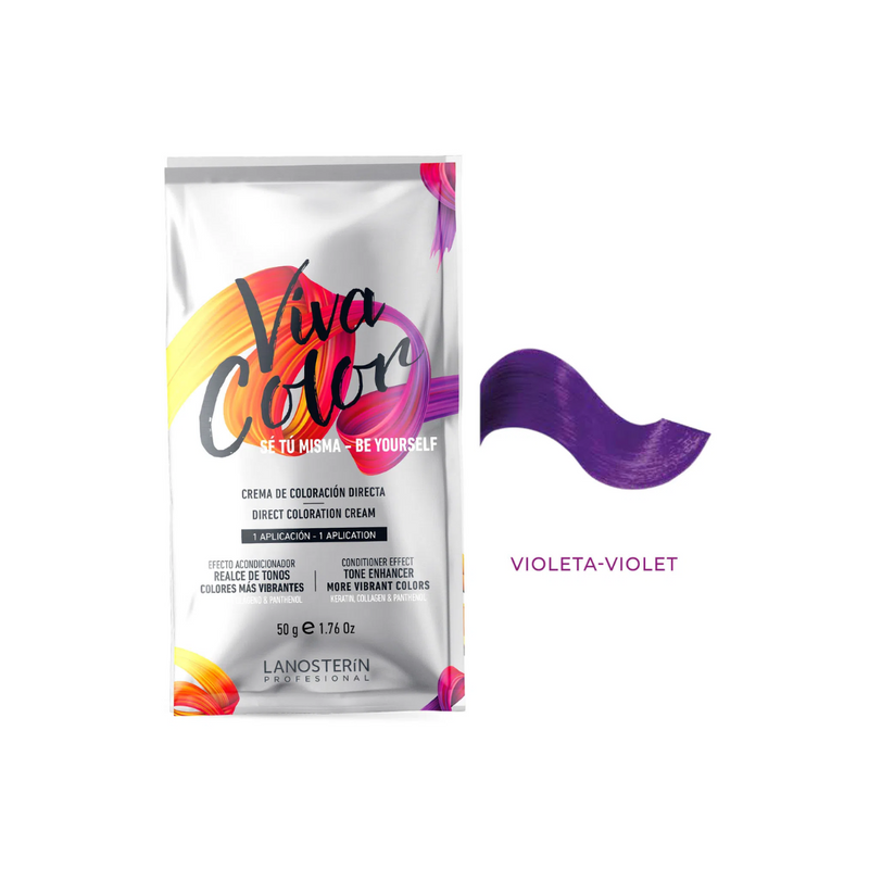 Crema de Coloración Viva Color 2000 Violeta 50g – Cosmetic Wholesale