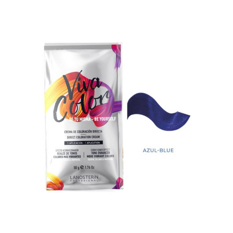 Crema de Coloración Viva Color 7000 Azul 50g – Cosmetic Wholesale